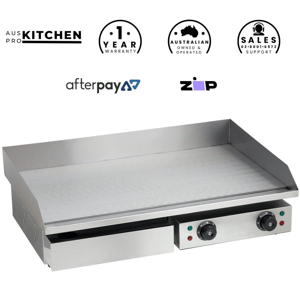 Commercial Electric Griddle & Hot Plate 73cm 4.4kW – auskitchenpro