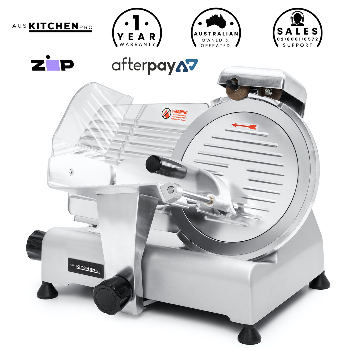 Commercial Meat Slicer 250mm Deli Slicer Cutting Machine – auskitchenpro